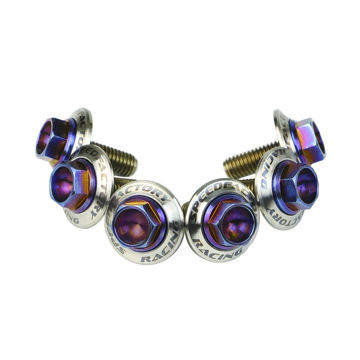 SpeedFactory Racing Titanium Fender Hardware Kits M6 x 1.0 x 16mm ...